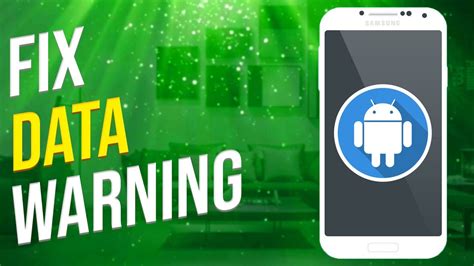 How To Fix Data Warning In Samsung Solved Youtube