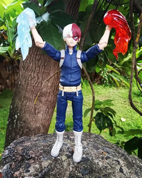 🔥my Hero Academia Shoto Todoroki Action Figure ️ • • Cartoon Amino