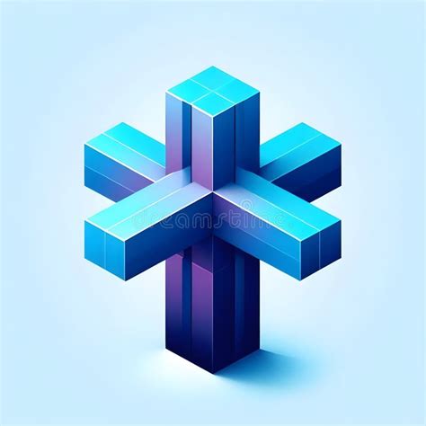 Intersecting Cubes Stock Illustration Illustration Of Gradient 335522915