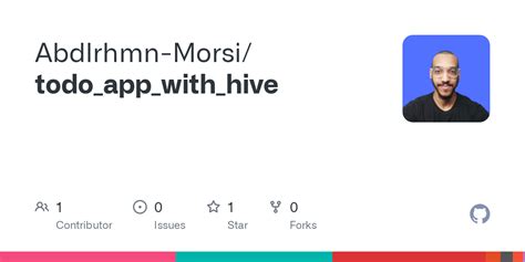 Github Abdlrhmn Morsitodoappwithhive