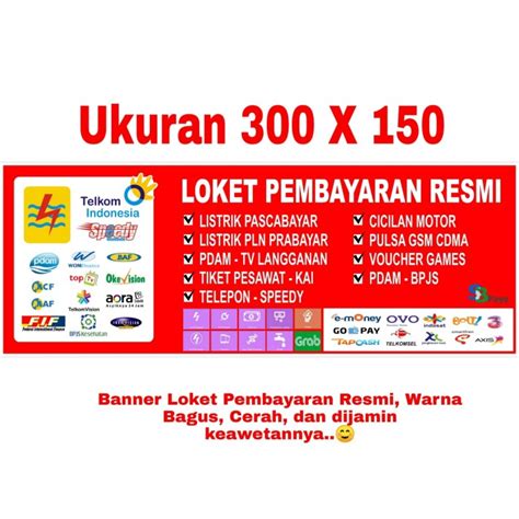 Jual Spanduk Banner Loket Pembayaran Resmi Kab Jombang EXS GALERY