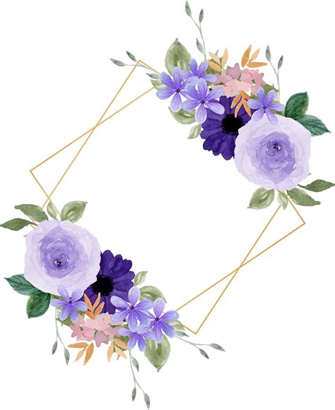 Gorgeous Purple Floral Vector Flower Png Images Vector Flowers