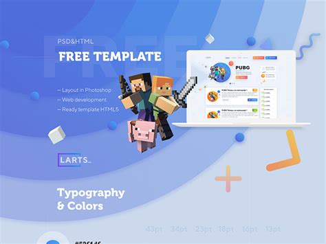 Minecraft Website Template Project Free Psd Templates