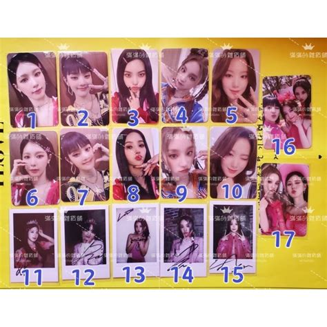 Gidle 迷你6輯 I Feel 通路sr特典卡 Gi Dle小卡 蝦皮購物