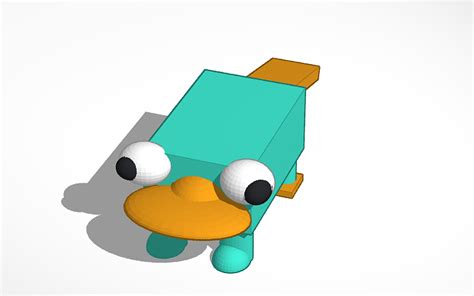 3d Design Perry The Platypus Tinkercad