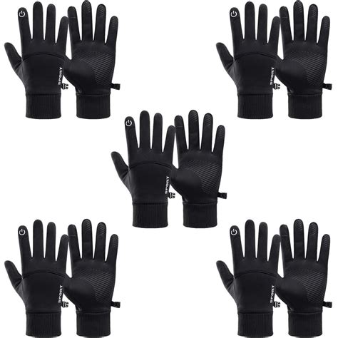 Guantes Térmicos Calientes Aerox Mxgiw 010 5 Pares Negros