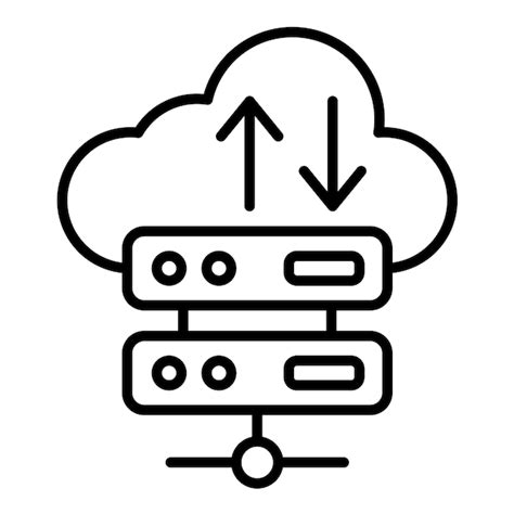 Premium Vector Data Collection Line Illustration