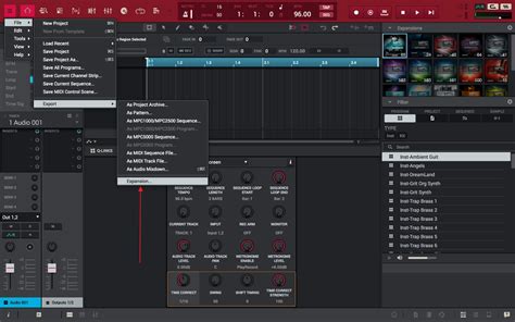 Akai Pro MPC X and Live | Exporting Expansions from the MPC Software : Akai Professional