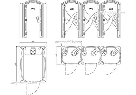 WC For Disabled AutoCAD Drawings Download Free CAD File