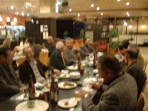 山内一豊の妻 郡上八幡城下町夜はなしの会懇親会2006 高橋教雄先生和田功さん