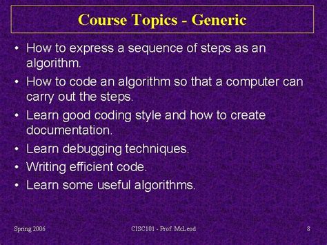 Welcome To Cisc 101 Elements Of Computing Science