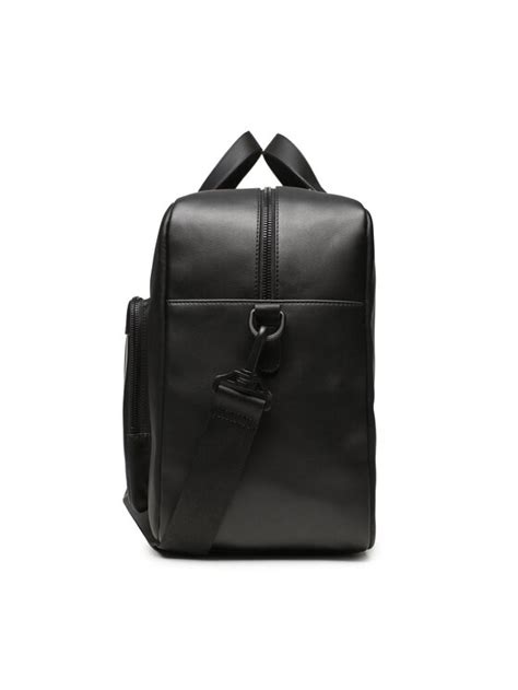 Tommy Hilfiger Torba Th Pique Pu Duffle AM0AM11309 Czarny Modivo Pl