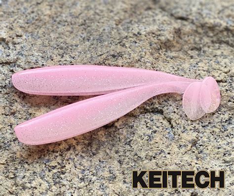 KEITECH Easy Shiner 4,5"- 11,43cm - Pink Silver Glow - 6ks/bal | skladom
