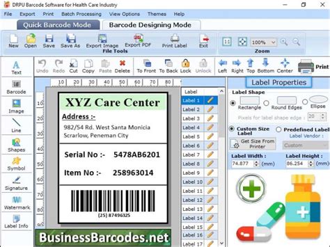 Hospital Barcode Printing Program Download Review