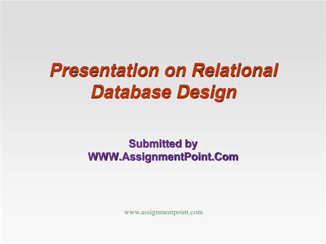 Ppt Relational Database Design Features Normal Forms And