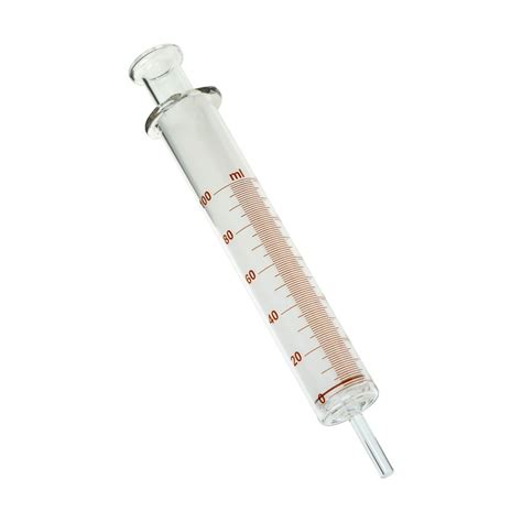 Syringe Gas Syringe With Vertical Graduations Glass Academy Science
