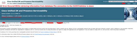 Solved Cu Imandp Serviceability With Error Notification Cisco Community