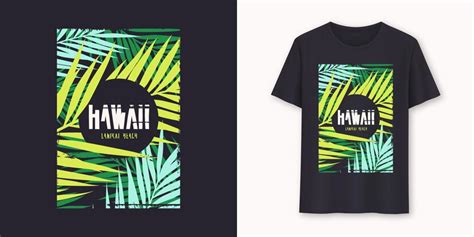 Premium Vector Hawaii Lanikai Beach Stylish Graphic Tee Vector Design
