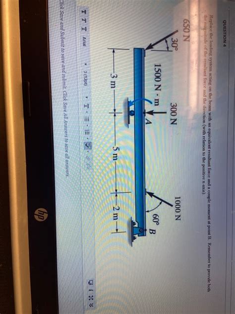 Solved QUESTION Replace The Loading System Acting On The Chegg