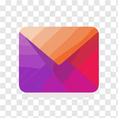 보라색과 녹색 봉투 아이콘 벡터 흰색 배경에 이메일러의 단순한 다채로운 아이콘 그림자 없음 작은 프레임 중앙 Png 일러스트 및 벡터 에 대한 무료 다운로드
