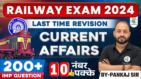 Railway Exam Imp Current Affairs Current Affairs By