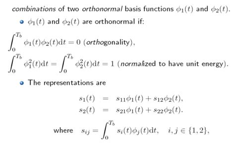 geometric representation of signals