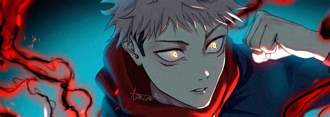 3040x1080 Resolution Yuji Itadori Hd Jujutsu Kaisen Fan Art 3040x1080