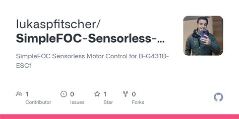 Github Lukaspfitschersimplefoc Sensorless Motor Control For B G431b Esc1 Simplefoc