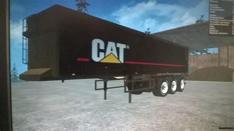TRAILER CAT V1 GamesMods Net FS17 CNC FS15 ETS 2 Mods
