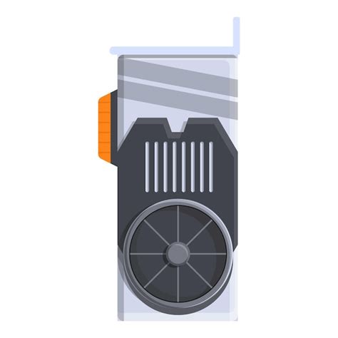 premium vector integrated gpu icon cartoon of integrated gpu vector