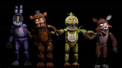 Fnaf 2 Withereds Render By Shrumbal On Deviantart