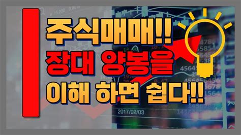 주식 매매 장대양봉을 이해하면 쉽다 Youtube