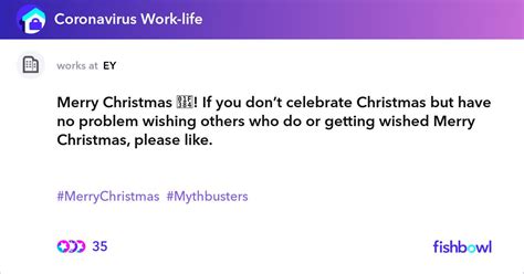 Merry Christmas 🎄 If You Dont Celebrate Christm Fishbowl