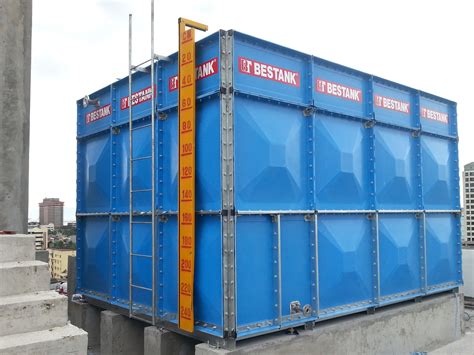 FRP Modular Tank 7 Storey Dormitory In Leon Guinto Manila Bestank