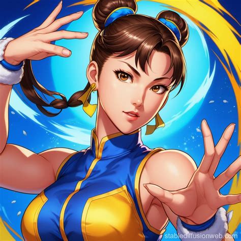 Street Fighters Anime Chun Li Stable Diffusion Online