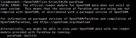 打开paraView时出现问题 paraview 数值风云