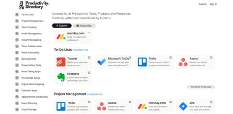 Productivity Directory Alternatives 25 App Discovery Services And Similar Websites Alternativeto