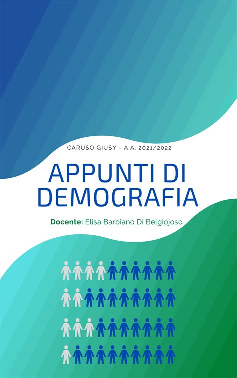 Appunti Lezioni Di Demografia Appunti Di Demografia Docsity
