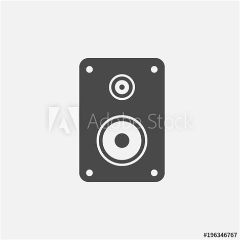 Bass Speaker Vector At Collection Of Bass Speaker
