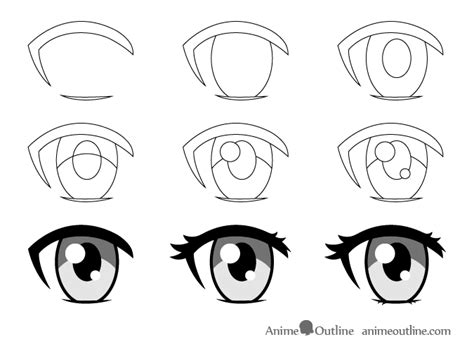 How To Draw Female Anime Eyes Tutorial Drawing Tutoriel Female