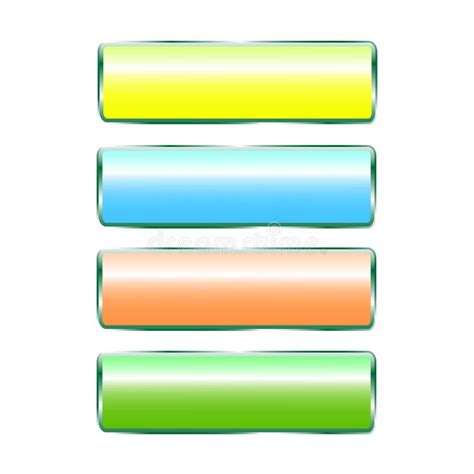 Set Of Colour Buttons Stock Vector Illustration Of Assorted 12957751