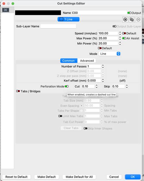 Dotted And Dots Lines Lightburn Software Questions Lightburn Software Forum