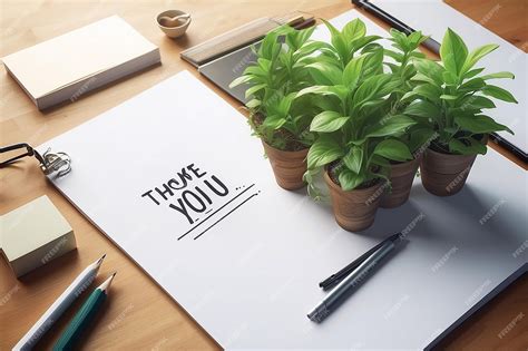 Premium Ai Image Thank You Concept Illustration