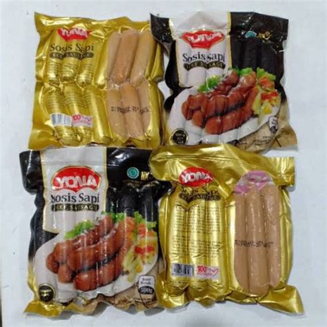 Jual Yona Sosis Bakar 500 Gram Isi 6 12 Pcs Shopee Indonesia