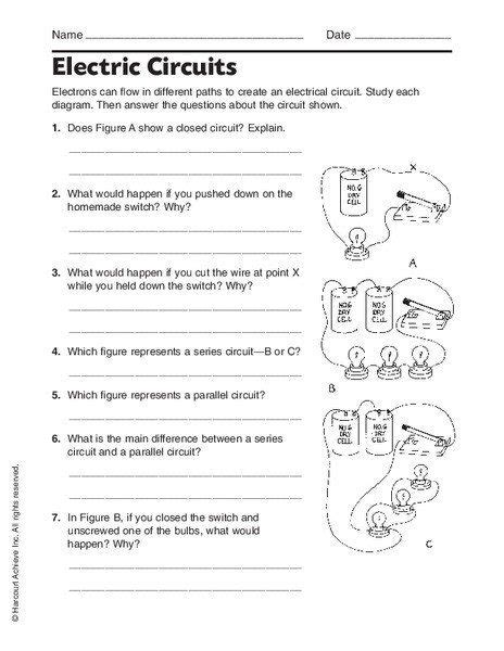 Series And Parallel Circuits Worksheet Pro Worksheet
