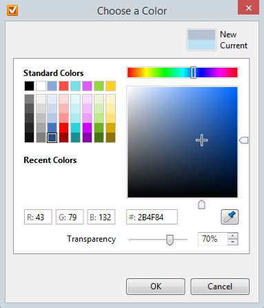 Adjusting Color Scheme