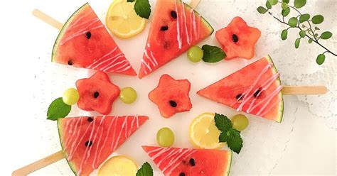 夏はスイカだねっ！リアル スイカバー♡ By Noripetit 【クックパッド】 簡単おいしいみんなのレシピが318万品