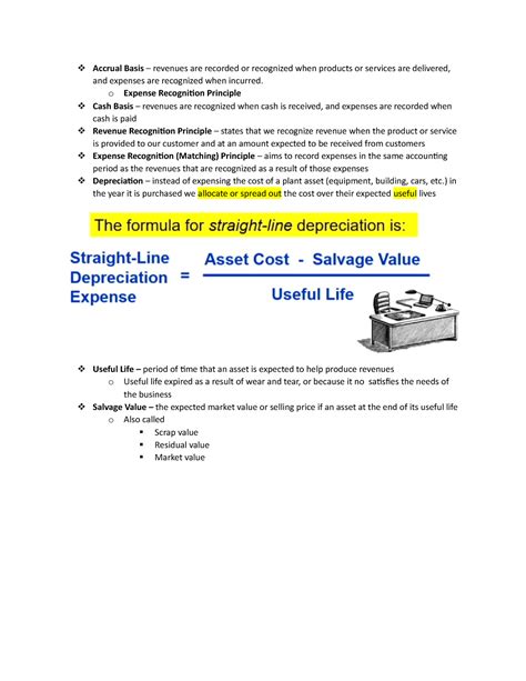 Lecture Notes For Principles Of Accounting Chapter 3 Accrual Basis