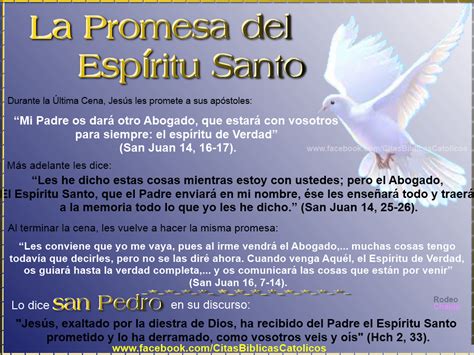 La Promesa Del EspÍritu Citas Biblicas Para Reflexionar