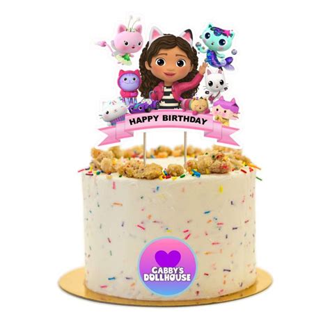 Gabbys Dollhouse Cake Topper